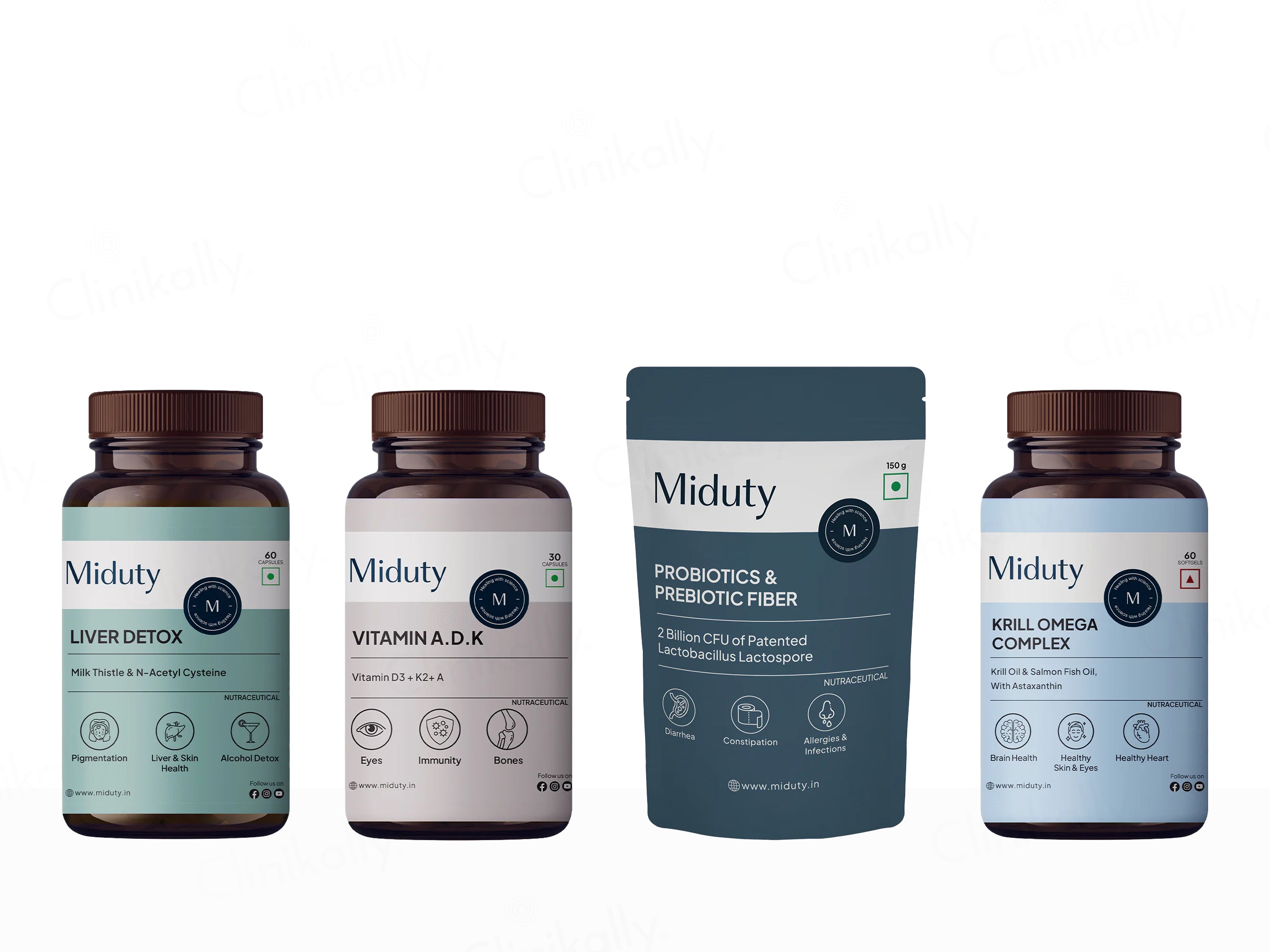 Buy Miduty Psoriasis Supplement Bundle Online at Best Price | Clinikally