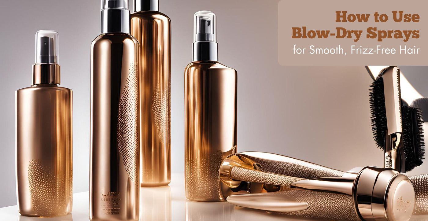 How to Use Blow-Dry Sprays for Smooth, Frizz-Free Hair | Clinikally