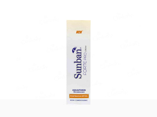 Buy Sunban Forte Pro Cream SPF 50+ Online at Best Price | Clinikally