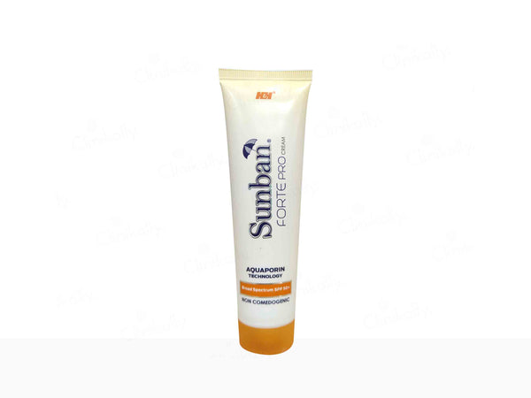 Buy Sunban Forte Pro Cream SPF 50+ Online at Best Price | Clinikally