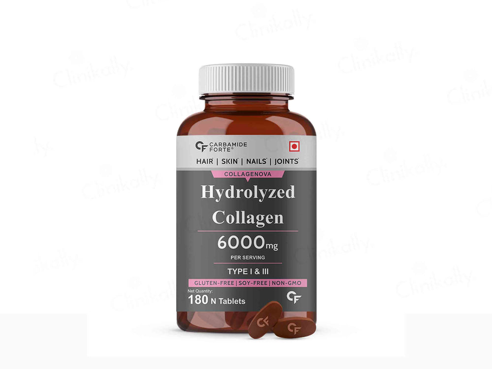 Buy Carbamide Forte Hydrolyzed Collagen Tablet Online | Clinikally