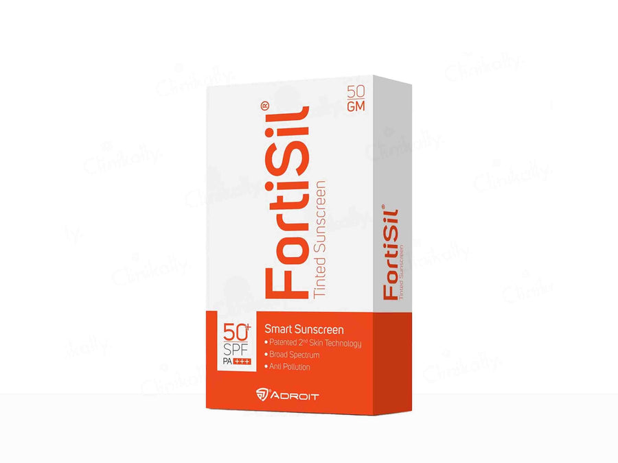Buy Fortisil Smart SPF 50 PA+++ Tinted Sunscreen Online | Clinikally