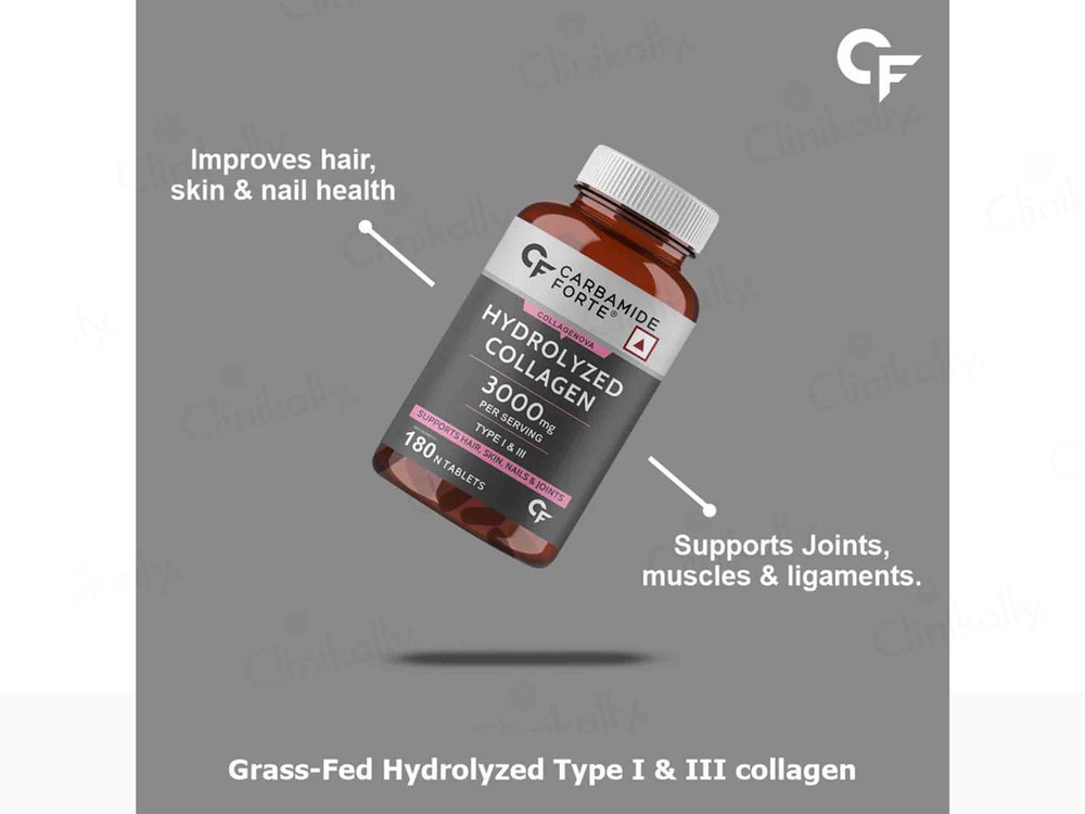 Buy Carbamide Forte Hydrolyzed Collagen Tablet Online | Clinikally