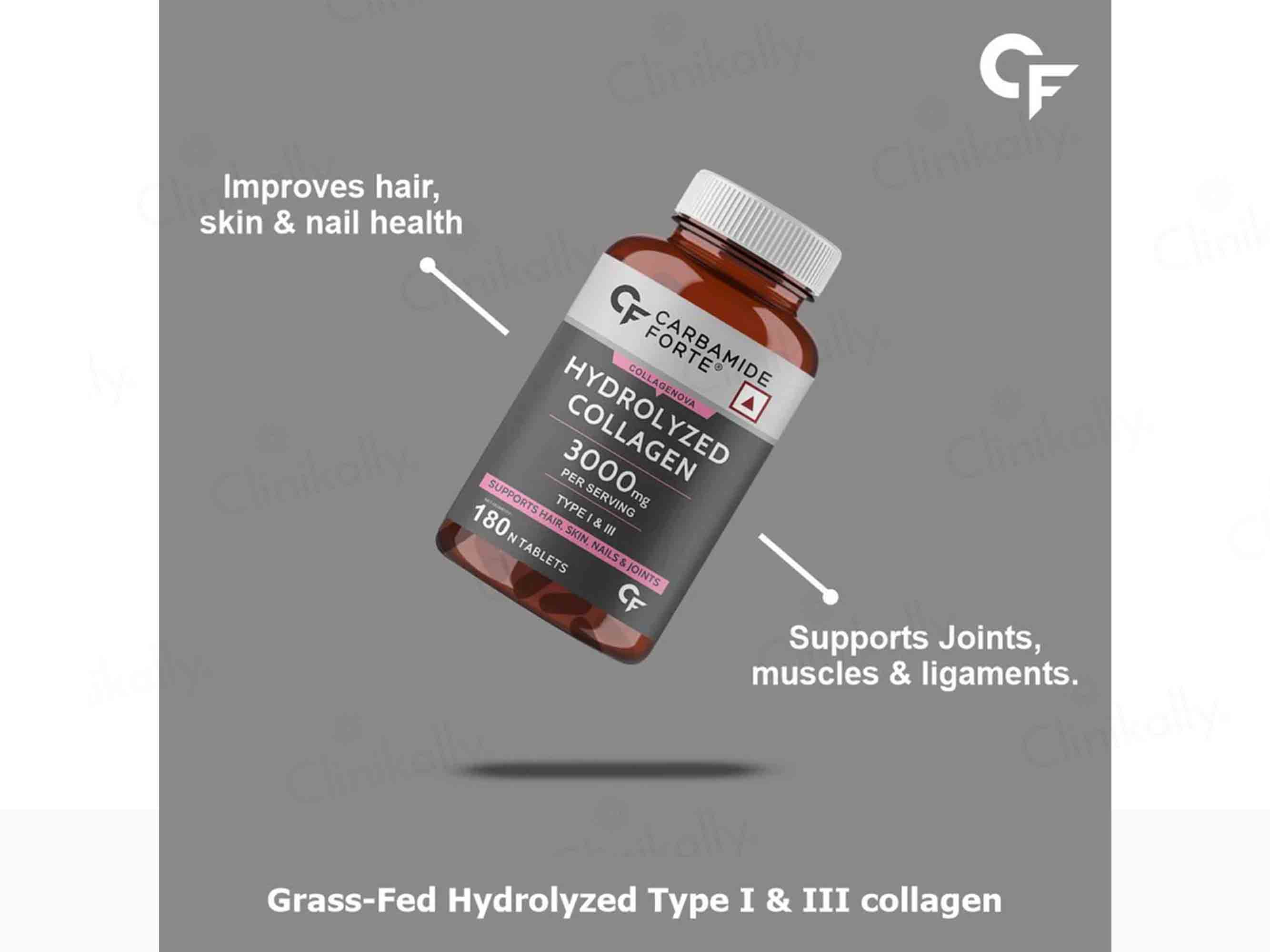 Buy Carbamide Forte Hydrolyzed Collagen Tablet Online | Clinikally