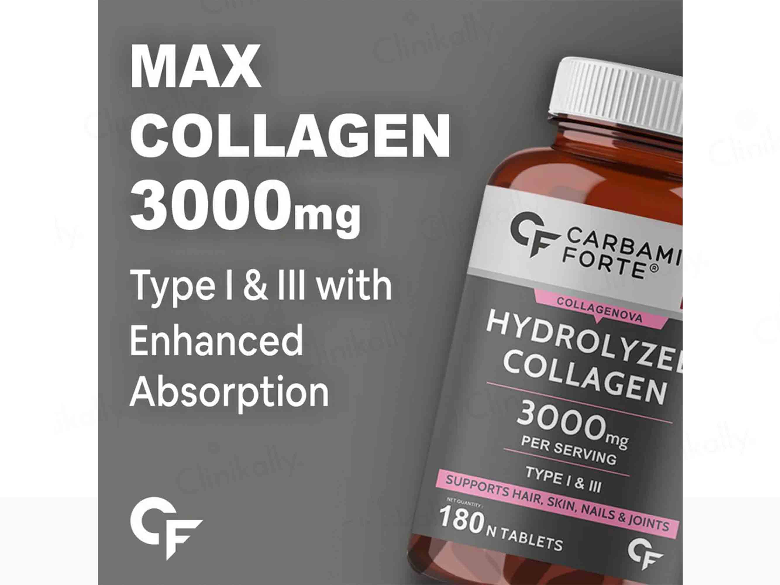 Buy Carbamide Forte Hydrolyzed Collagen Tablet Online | Clinikally