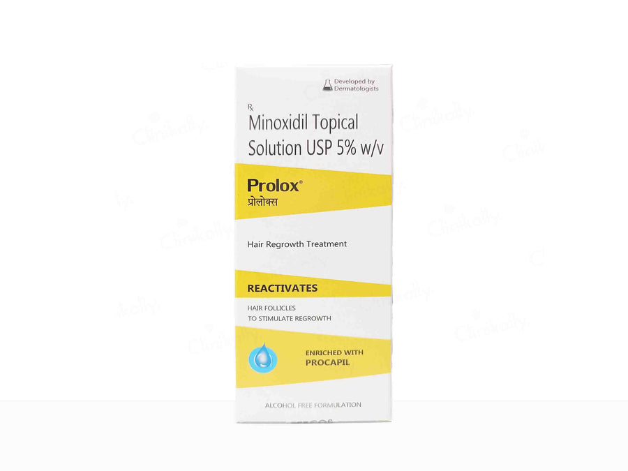 Buy Prolox 5% Topical Solution Online at Best Price | Clinikally