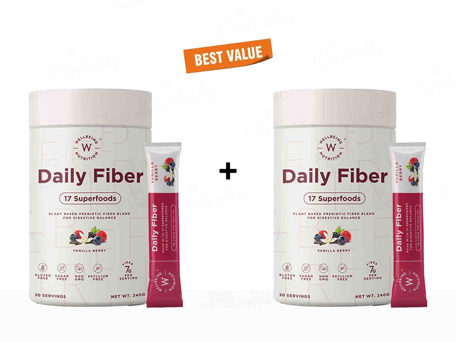 Buy Wellbeing Nutrition Daily Fiber Powder Online at Best Price ...