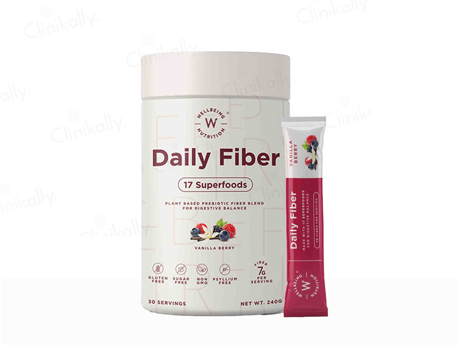 Buy Wellbeing Nutrition Daily Fiber Powder Online at Best Price ...