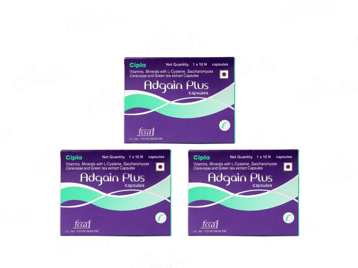 Buy Adgain Plus Capsule Online at Best Price | Clinikally