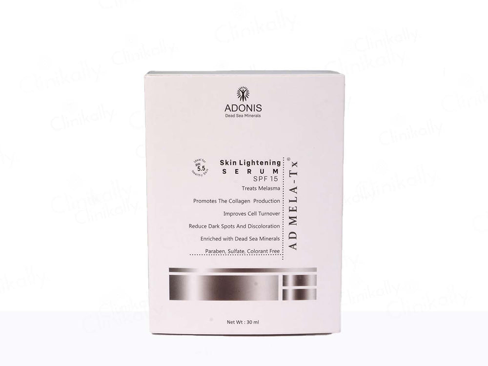Buy Adonis AD Mela-TX Skin Lightening Serum SPF 15 Online | Clinikally