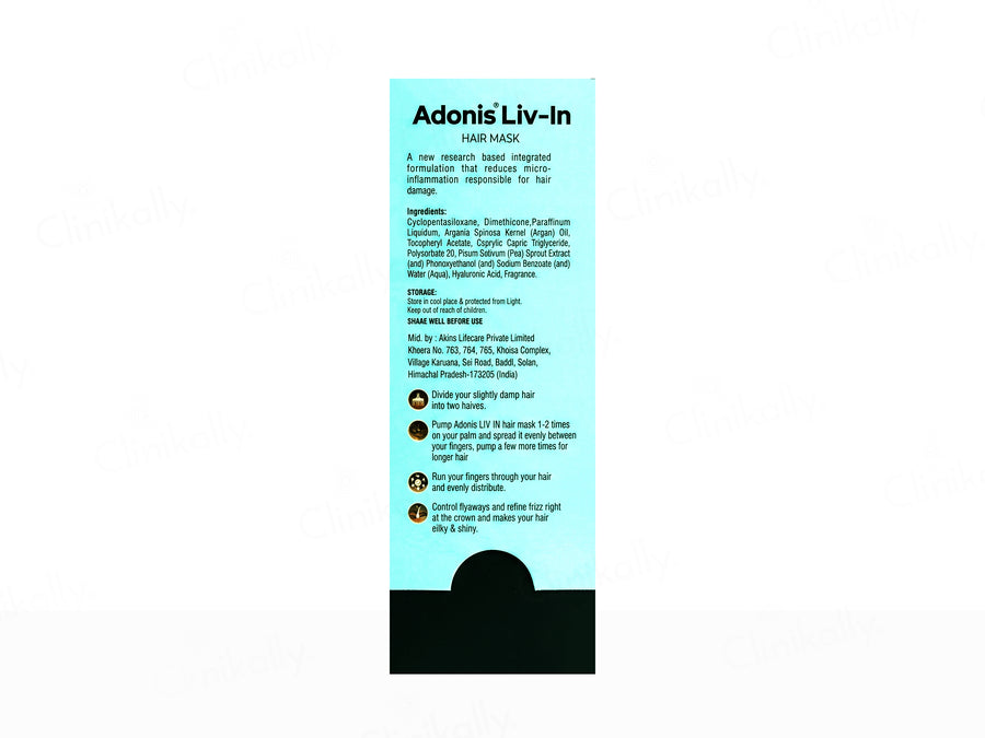 Buy Adonis Liv-In Hair Mask Online at Best Price | Clinikally