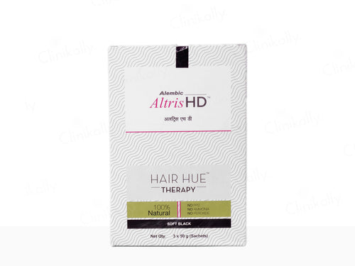Buy Altris HD Hair Hue Therapy Soft Black Online at Best Price | Clinikally