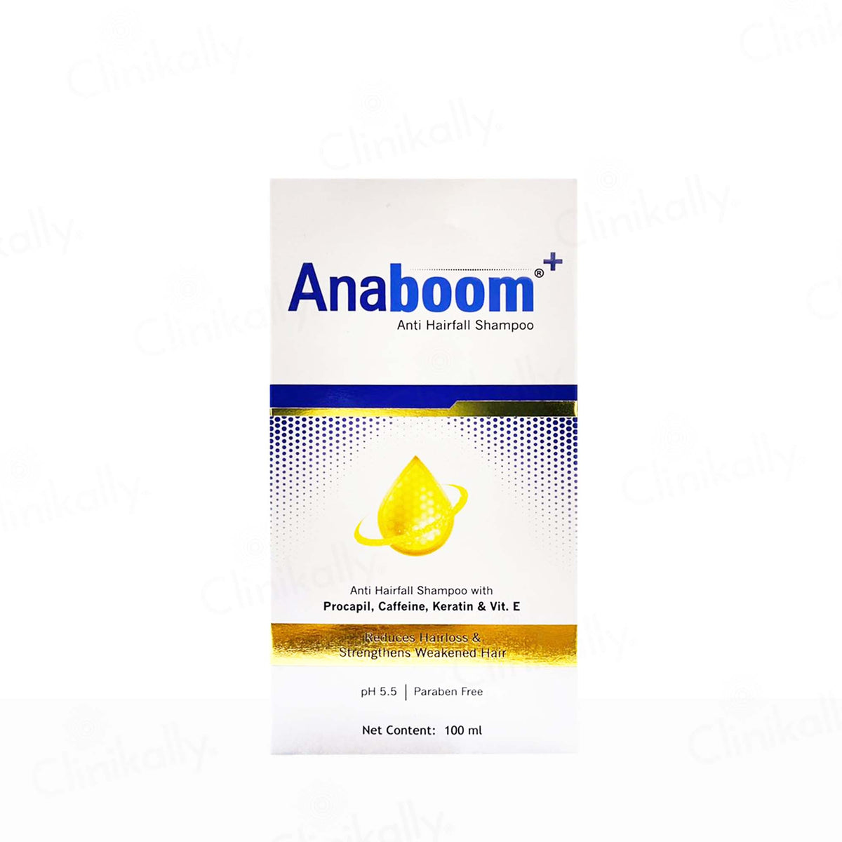 Buy Anaboom Plus Anti Hair Fall Shampoo Paraben Free 100ml at 10% savings