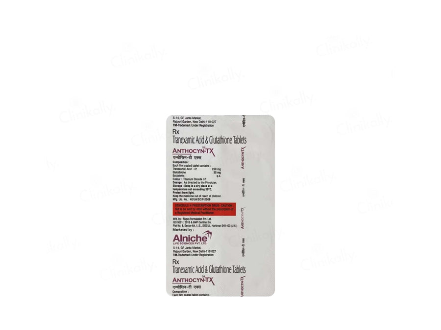 Buy Anthocyn-TX Tablet Online at Best Price | Clinikally