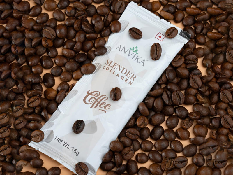 Buy Anvika Slender Collagen Health Supplement Powder - Coffee Flavour ...