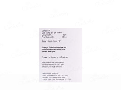 Buy Argipreg L-Arginine & Proanthocyanidin Granules Online at Best ...