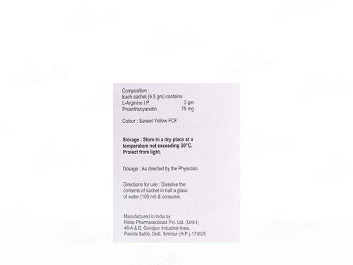 Buy Argipreg L-Arginine & Proanthocyanidin Granules Online at Best ...