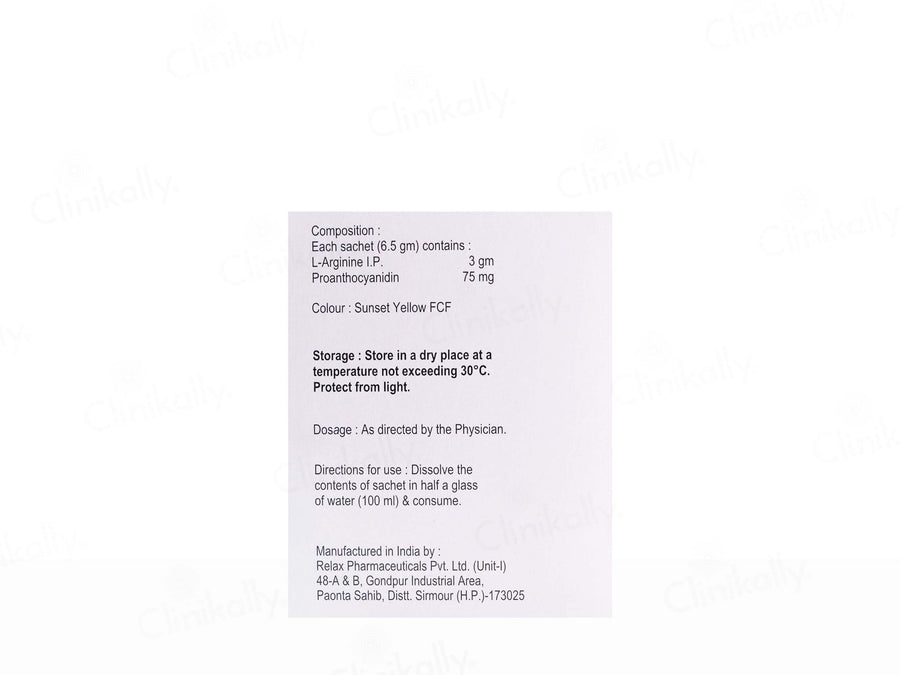 Buy Argipreg L-Arginine & Proanthocyanidin Granules Online at Best ...
