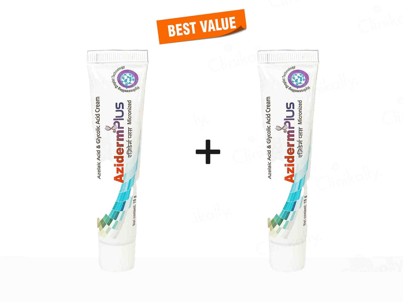 Buy Aziderm Plus Cream Online | Clinikally