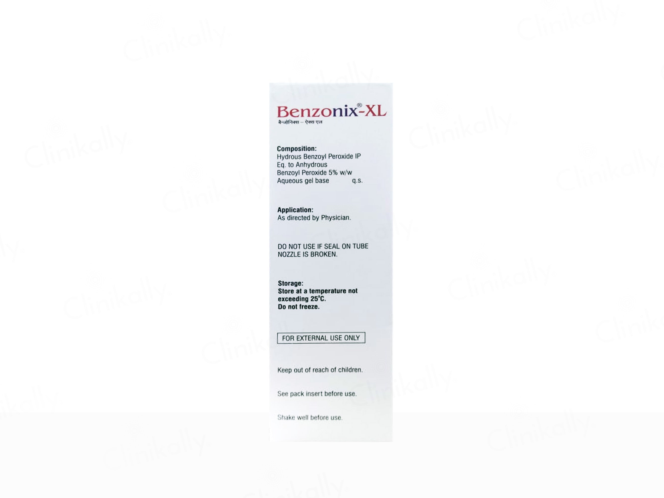 Buy Benzonix-XL Gel Wash Online | Clinikally