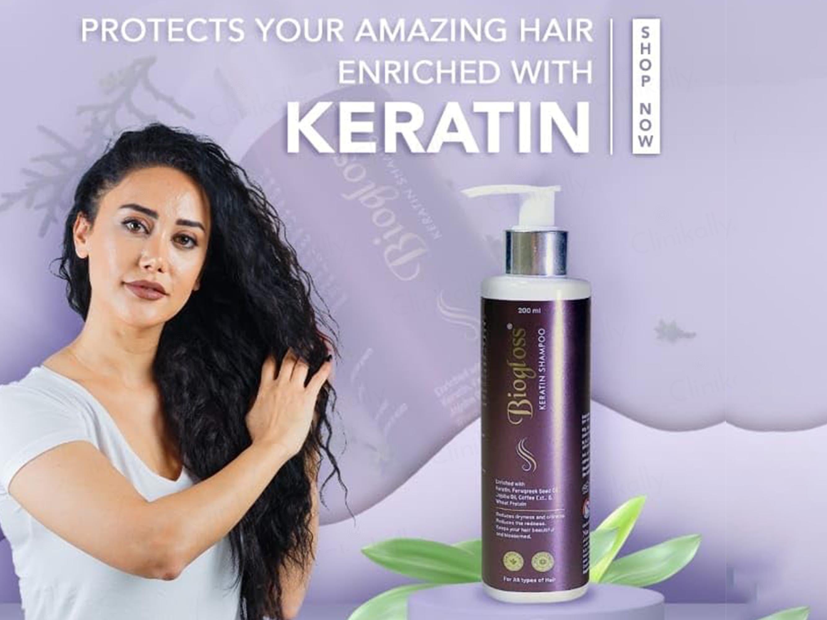 Buy Biogloss Keratin Shampoo Online at Best Price | Clinikally