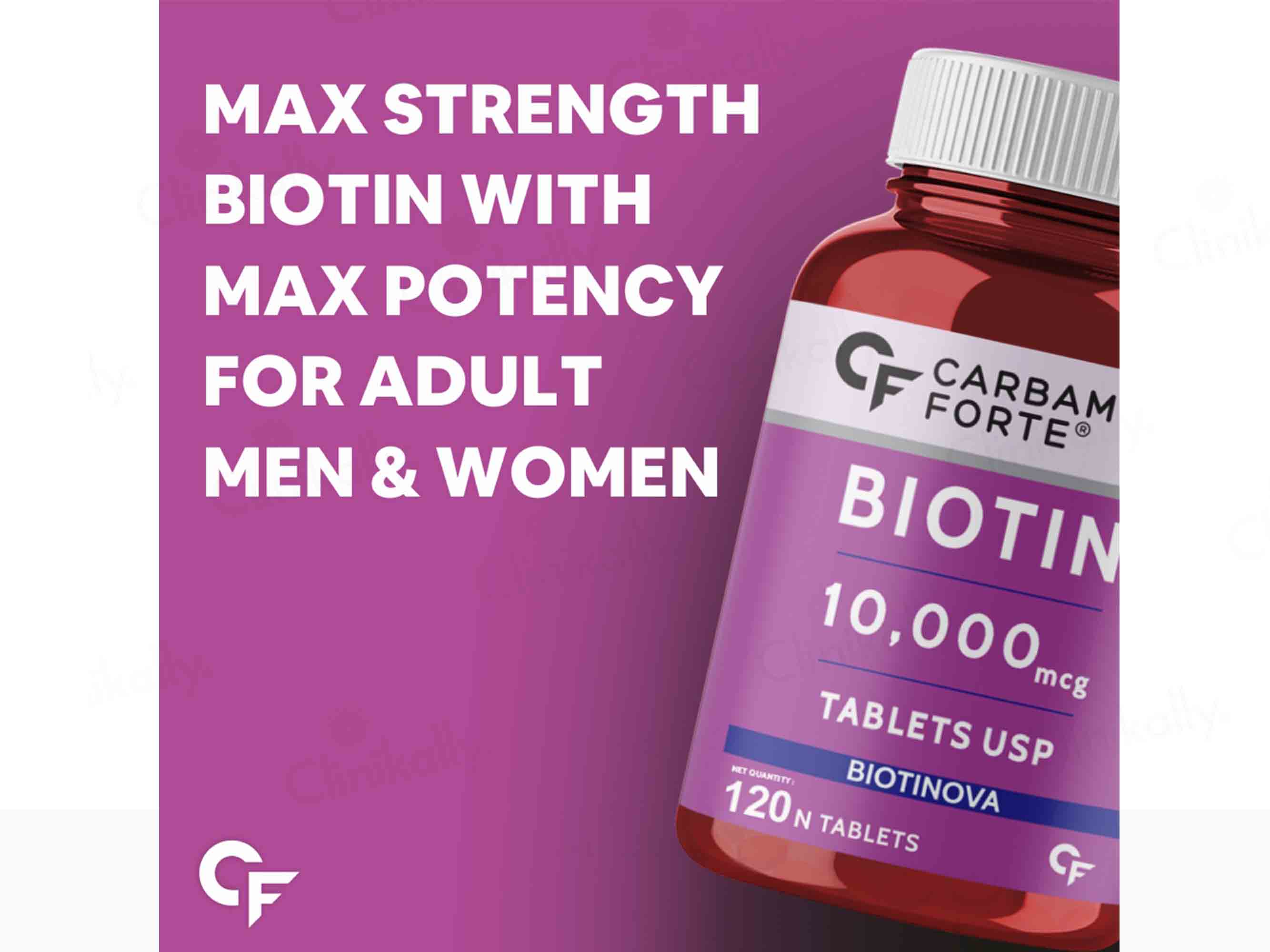 Buy Carbamide Forte Biotin 10000mcg Tablet Online | Clinikally