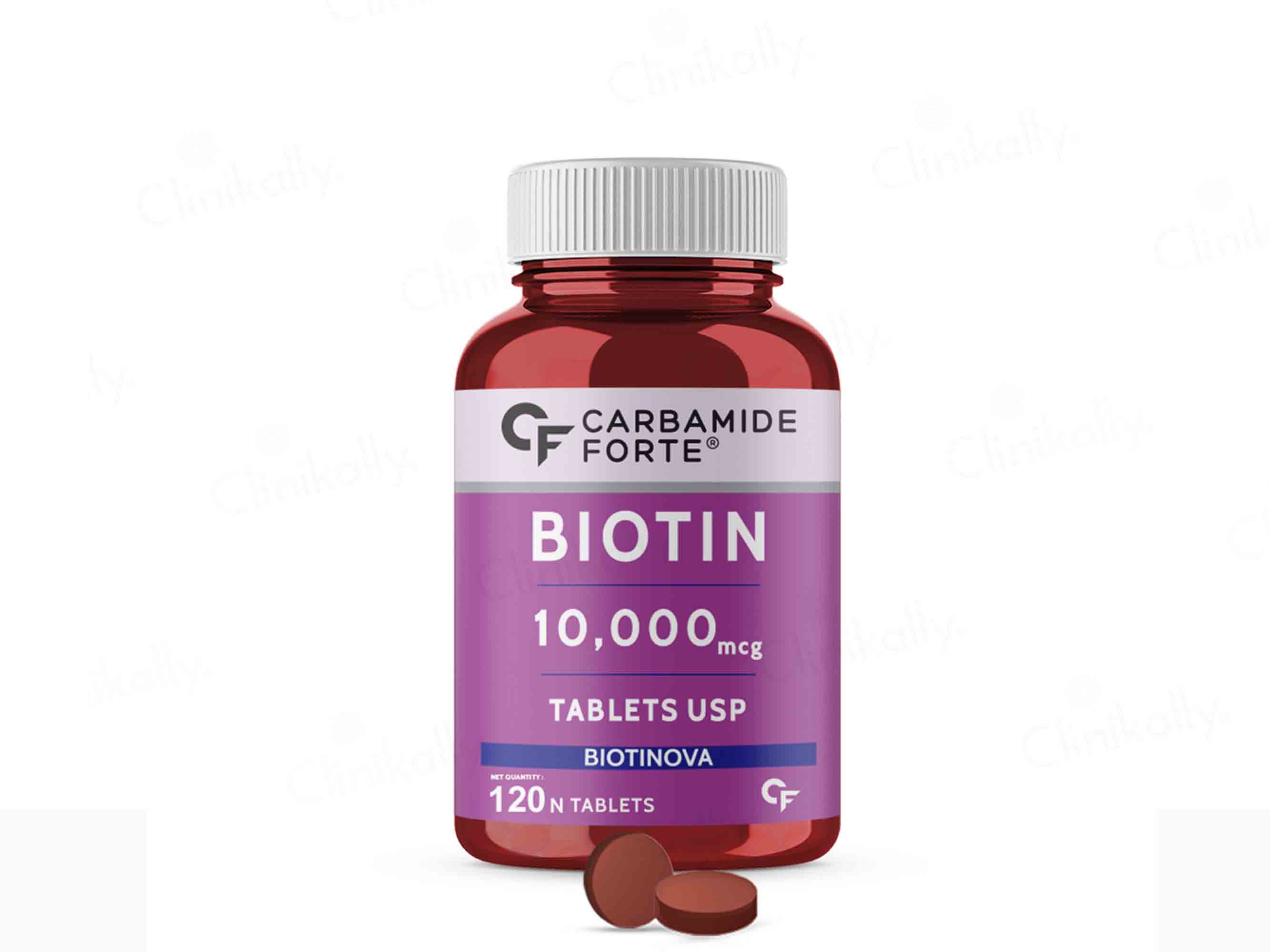 Buy Carbamide Forte Biotin 10000mcg Tablet Online | Clinikally