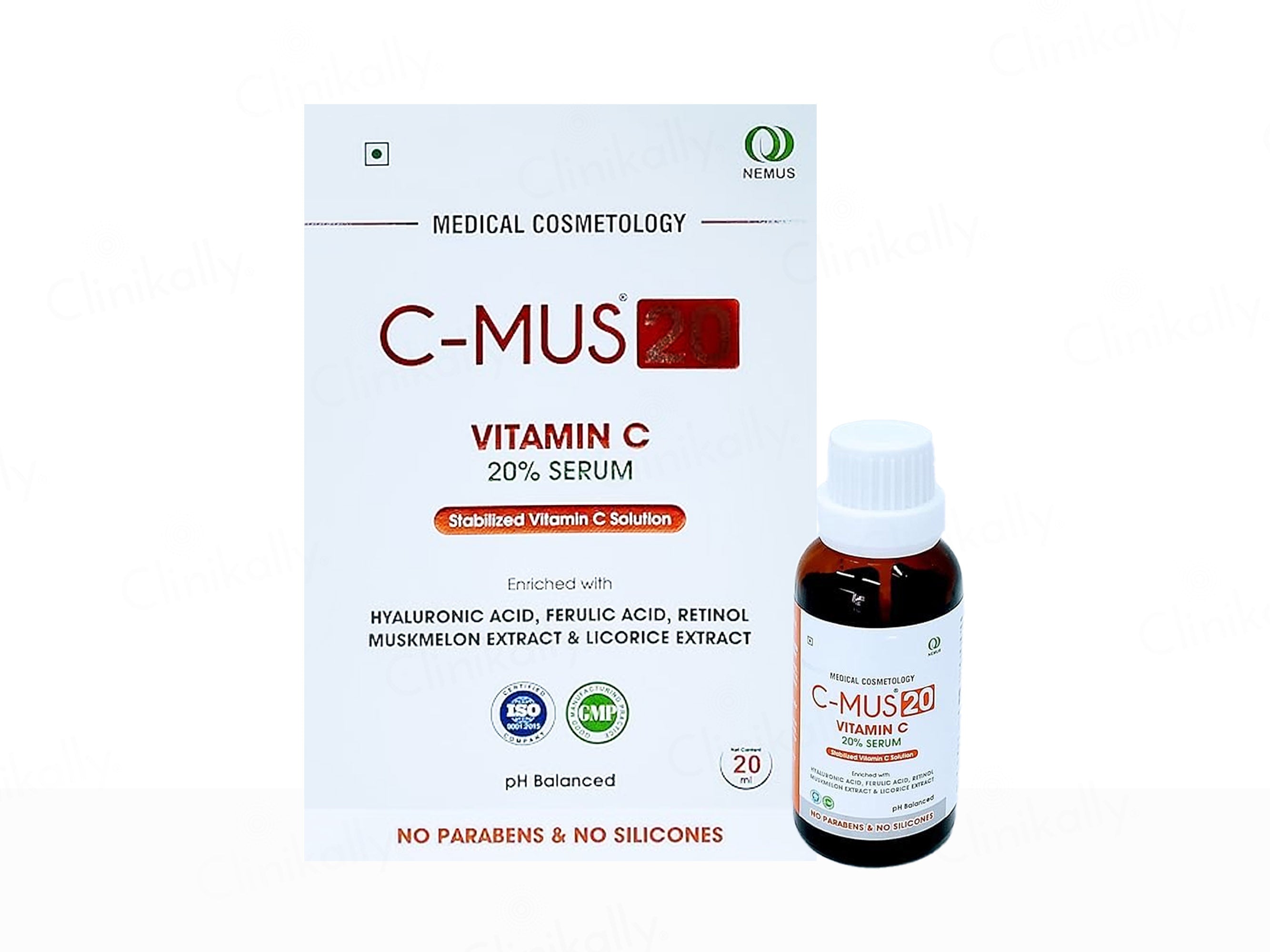 Buy C-Mus 20 Vitamin C Face Serum Online at Best Price | Clinikally