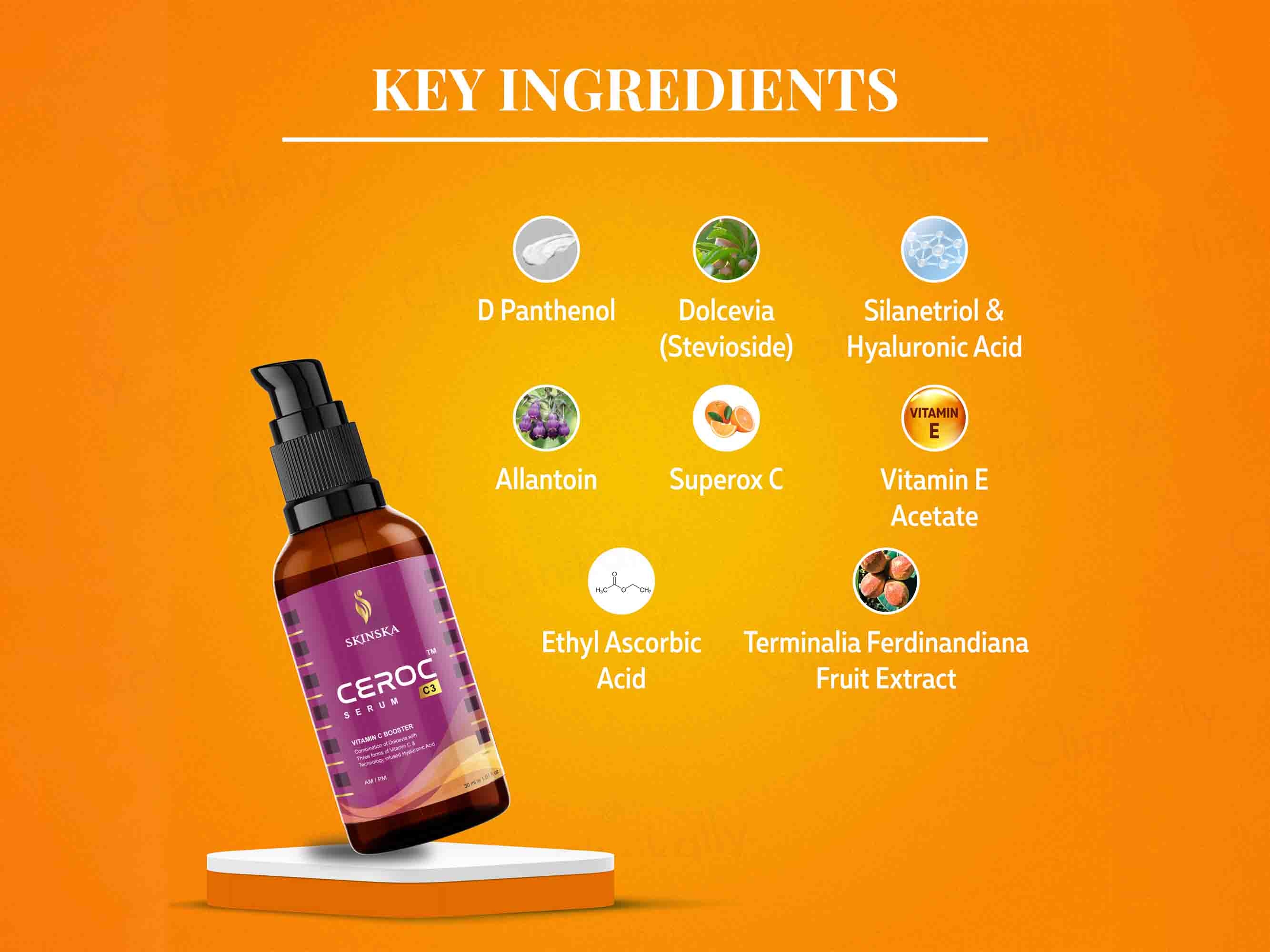 Buy Ceroc C3 Face Serum Online | Clinikally