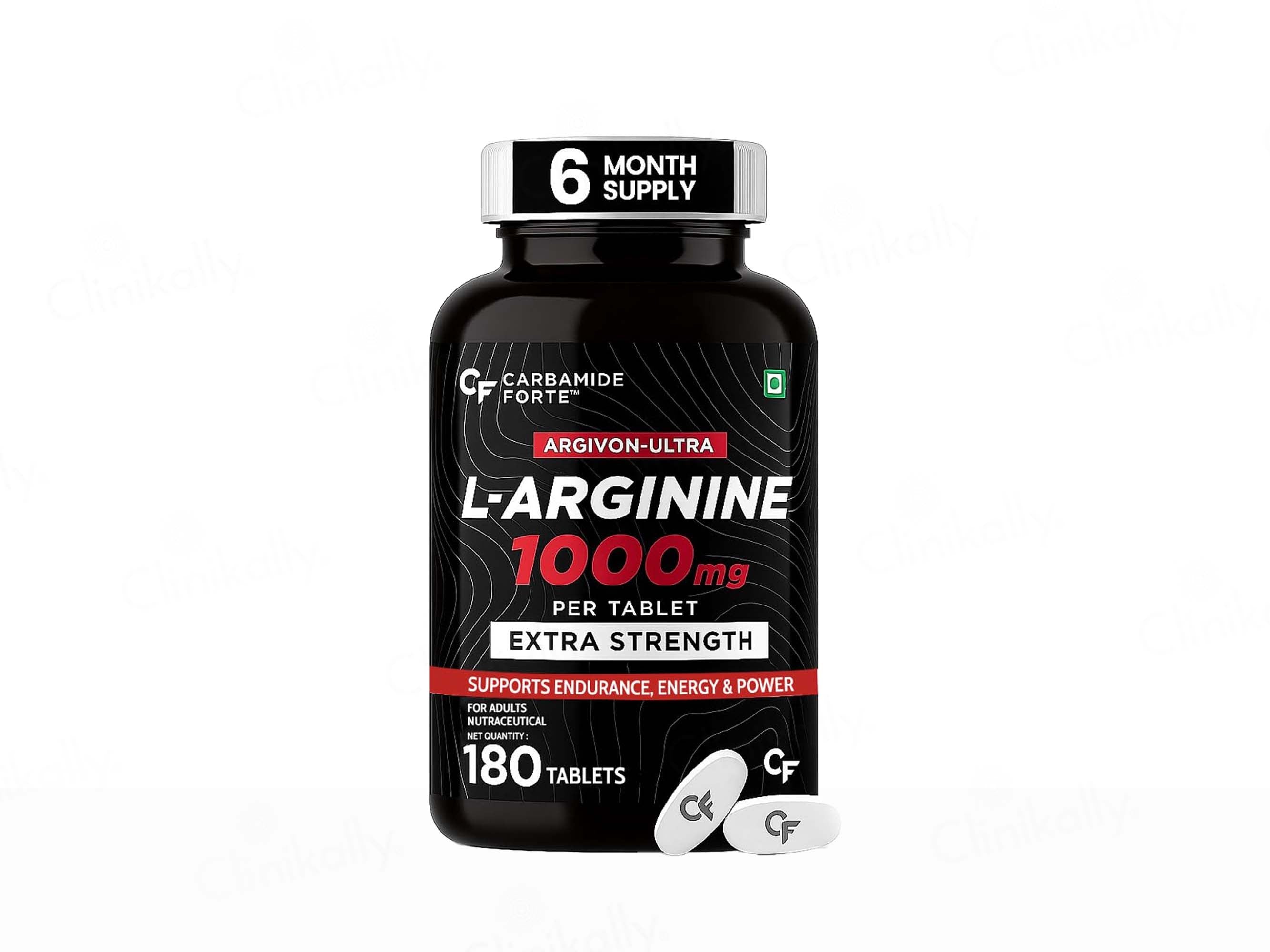 Buy Carbamide Forte L-Arginine 1000mg Extra Strength Tablet Online at ...