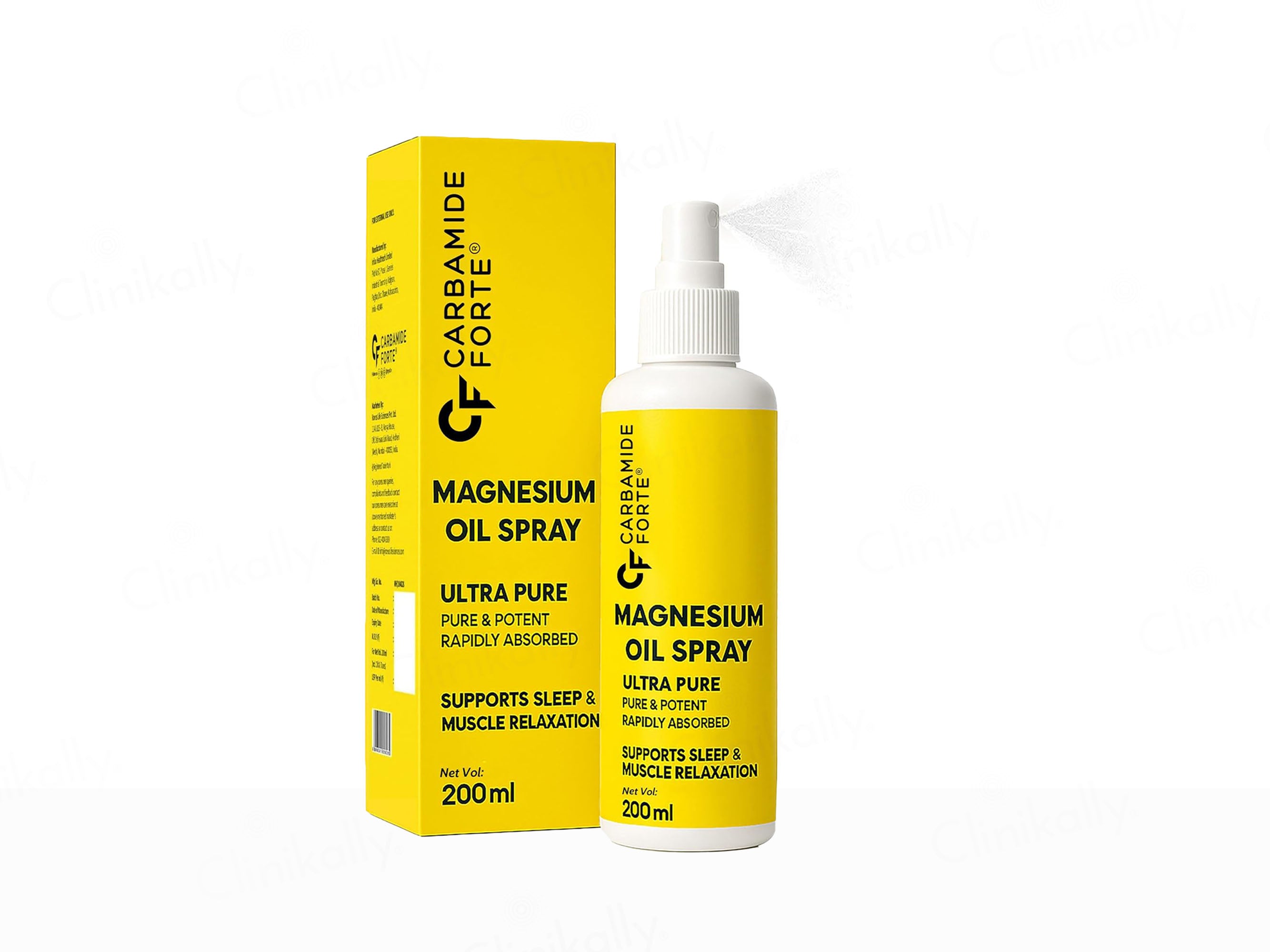 Buy Carbamide Forte Magnesium Spray For Sleep Support & Muscle ...