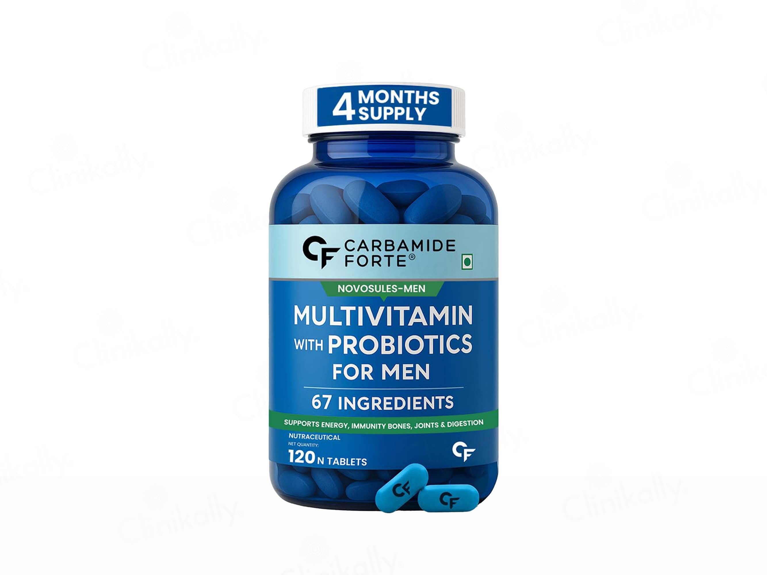 Buy Carbamide Forte Multivitamin With Probiotics Tablet For Men Online ...