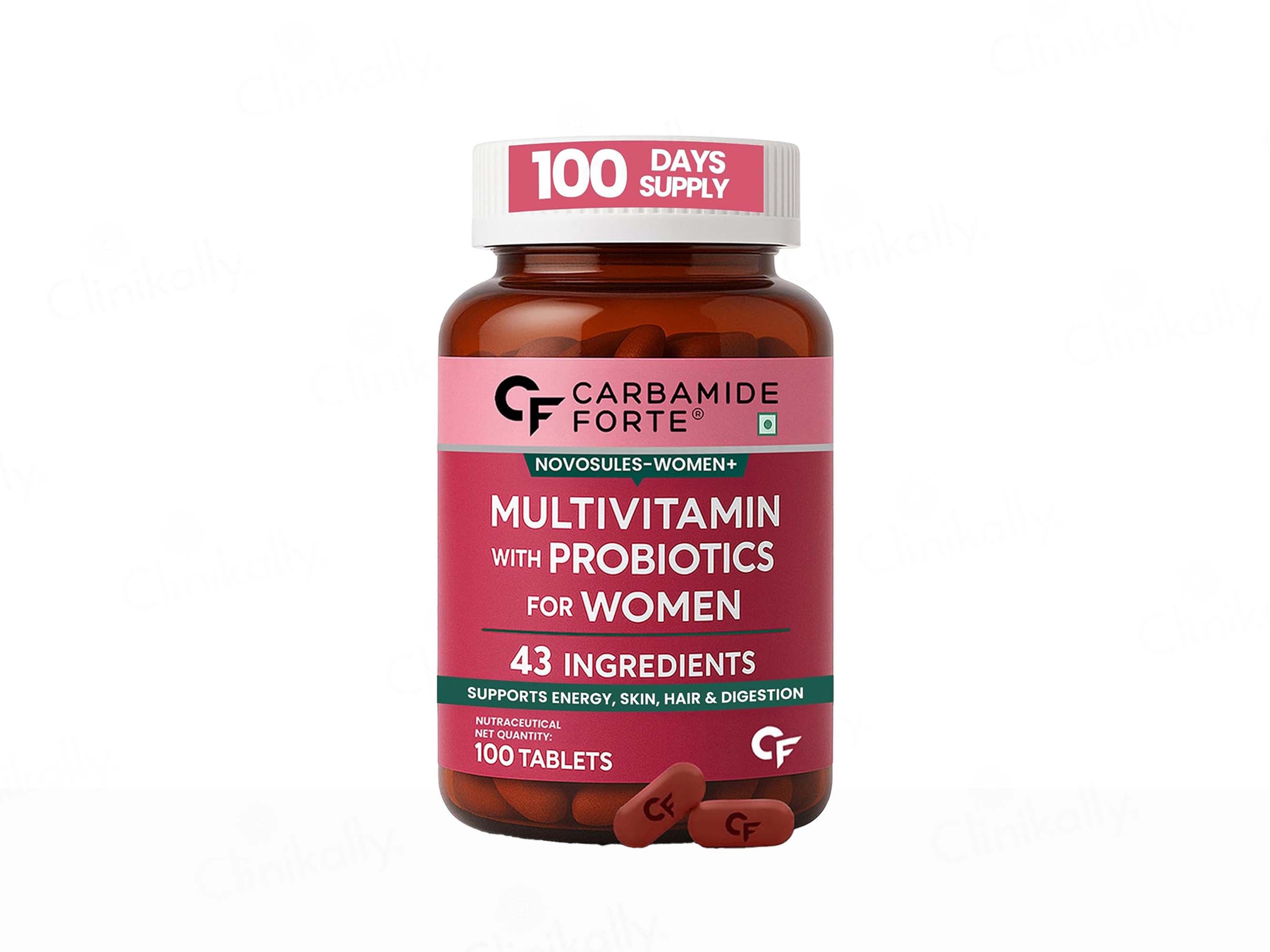 Buy Carbamide Forte Multivitamin With Probiotics Tablet For Women ...
