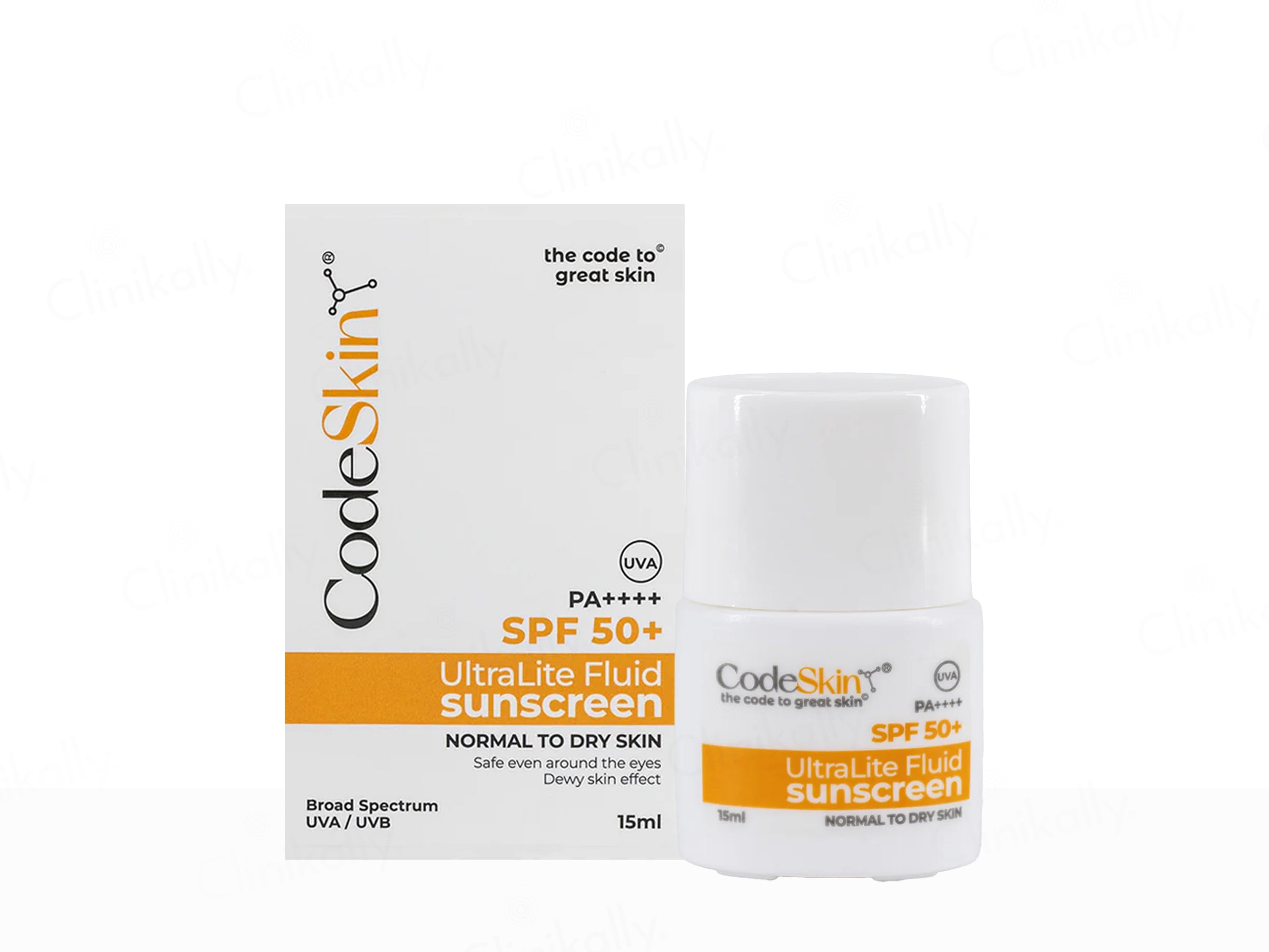 Buy CodeSkin UltraLite Fluid Sunscreen SPF 50+ PA++++ Online at Best ...