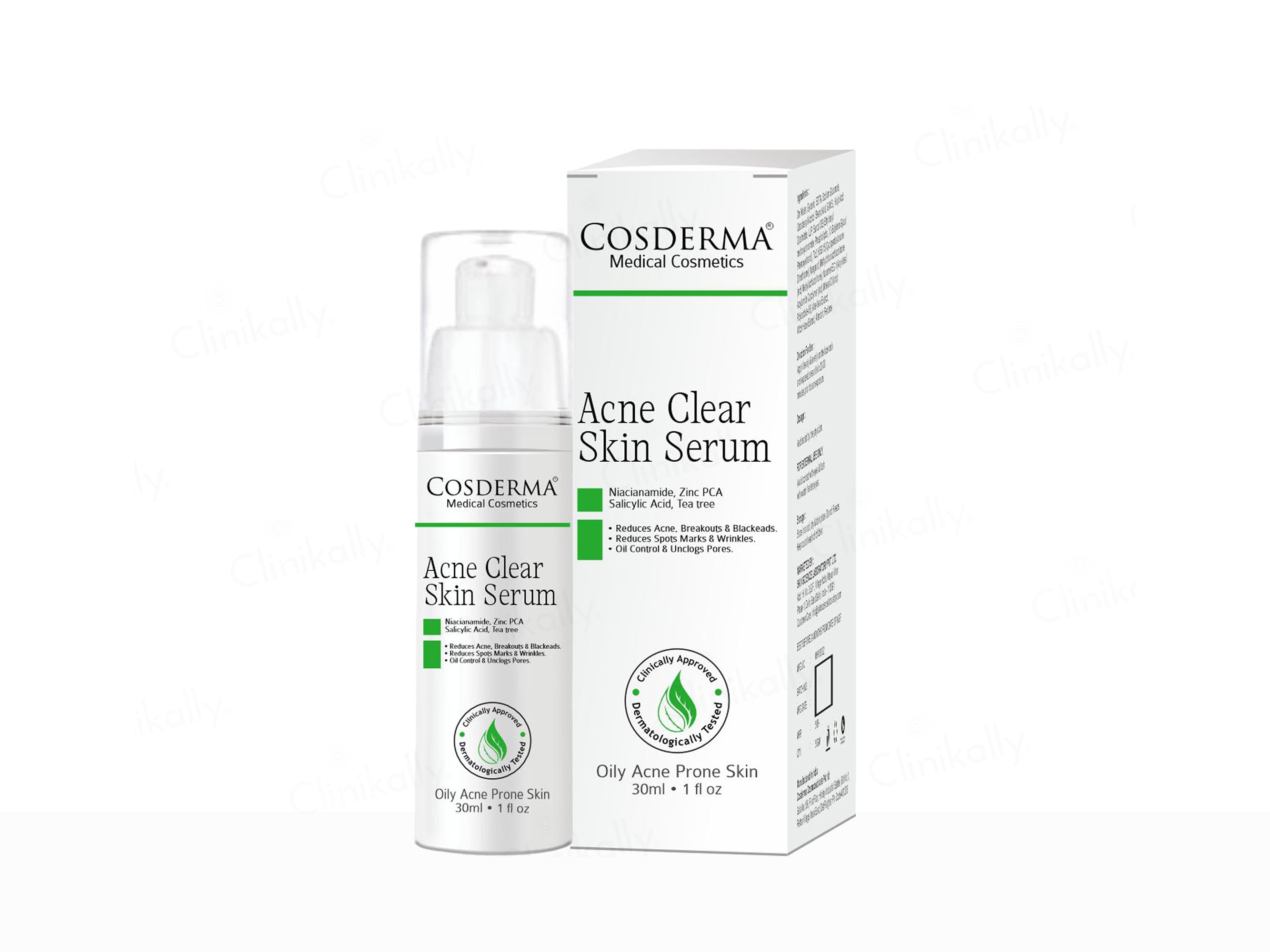 Use Cosderma Acne Clear Skin Serum Online | Clinikally