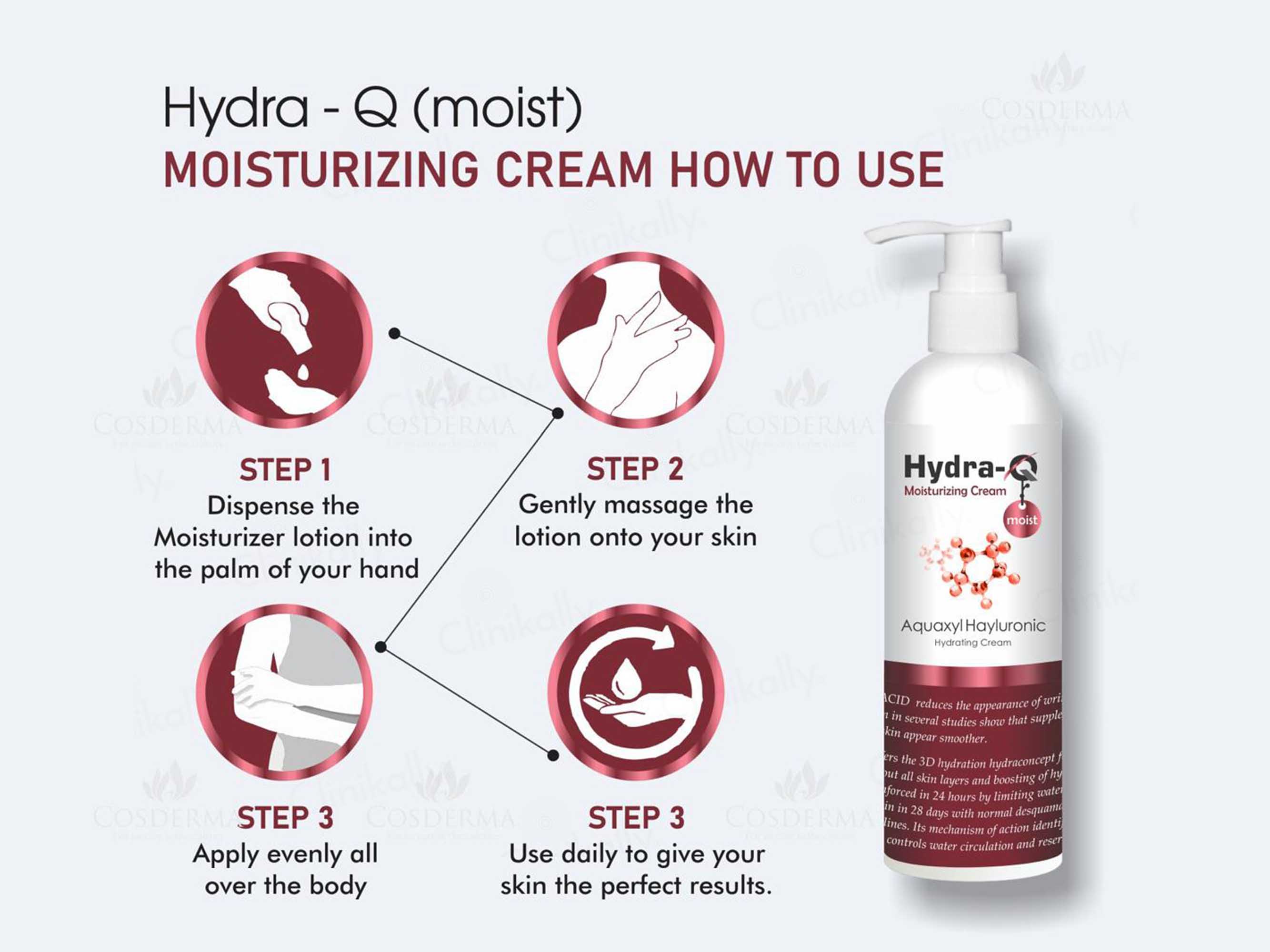 Buy Cosderma Hydra Q Moist Moisturizing Cream Online | Clinikally