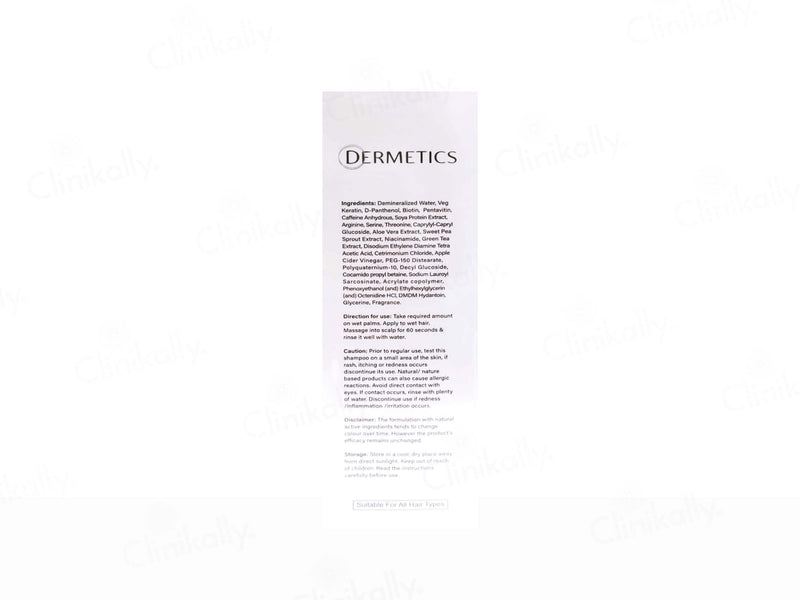 Buy Dermetics Hair Shampoo Online at Best Price | Clinikally