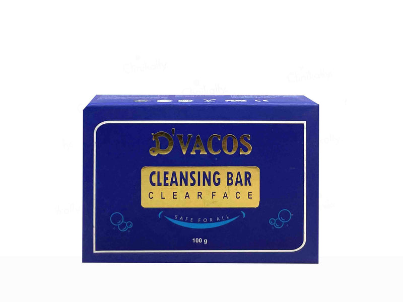 Buy D'Vacos Clear Face Cleansing Bar Online at Best Price | Clinikally