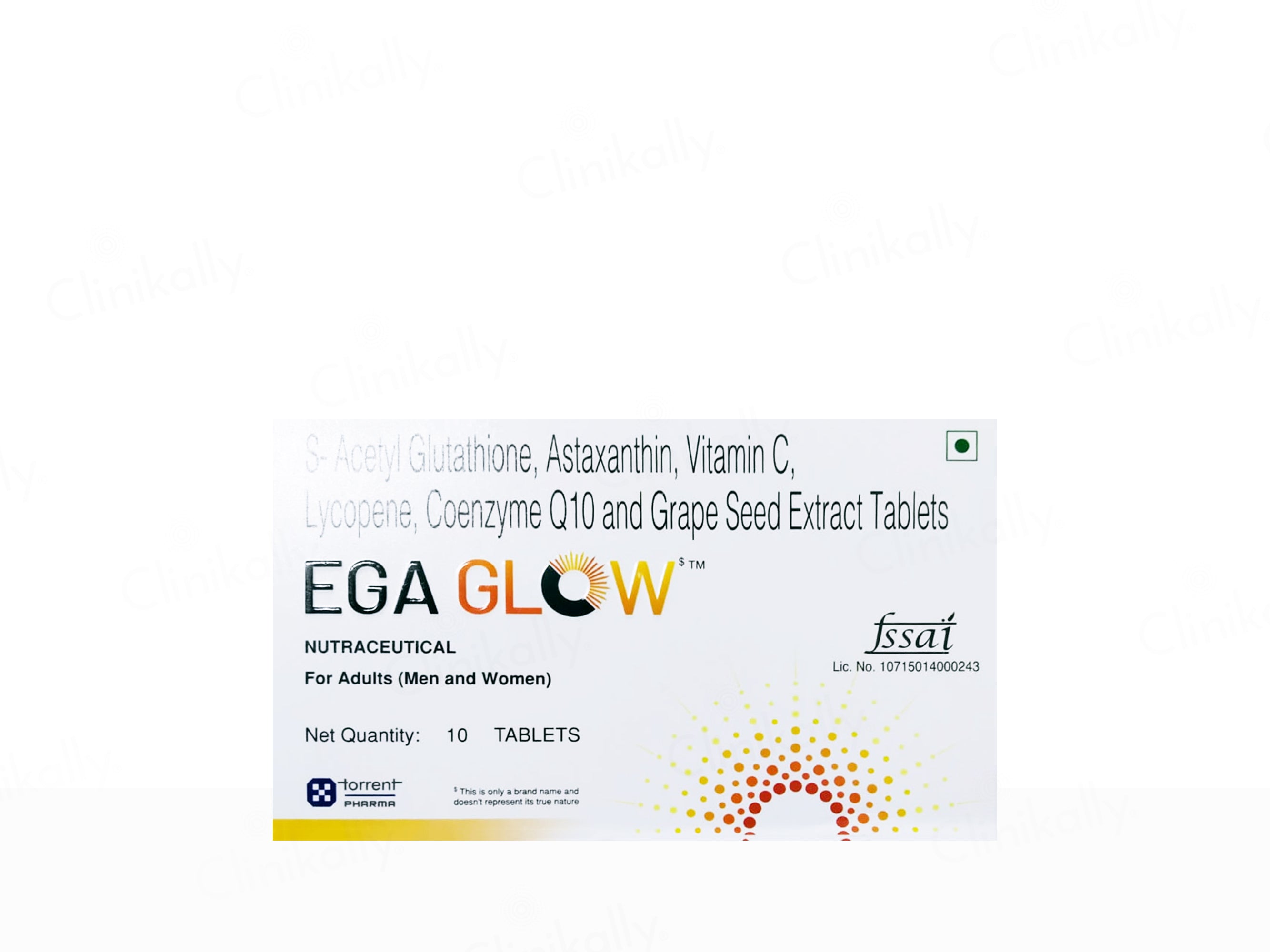 Buy Ega Glow Nutraceutical Tablet Online at Best Price | Clinikally