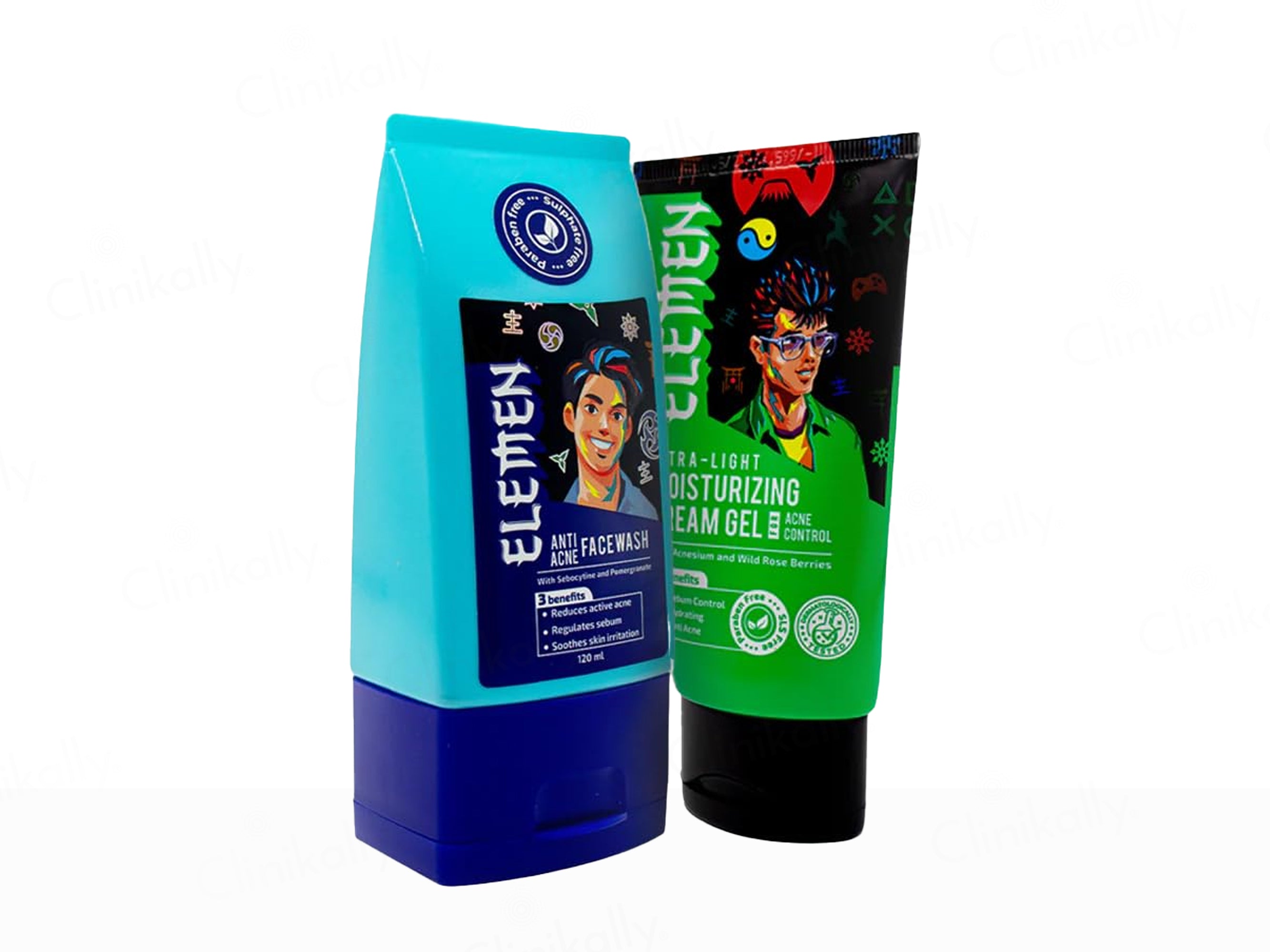 Buy Elemen Anti-Acne Power Up Combo Online at Best Price | Clinikally