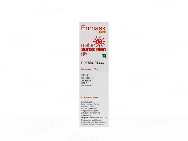 Buy Enmask Soft Matte Sunscreen Gel SPF 50+ PA+++ Online at Best Price ...