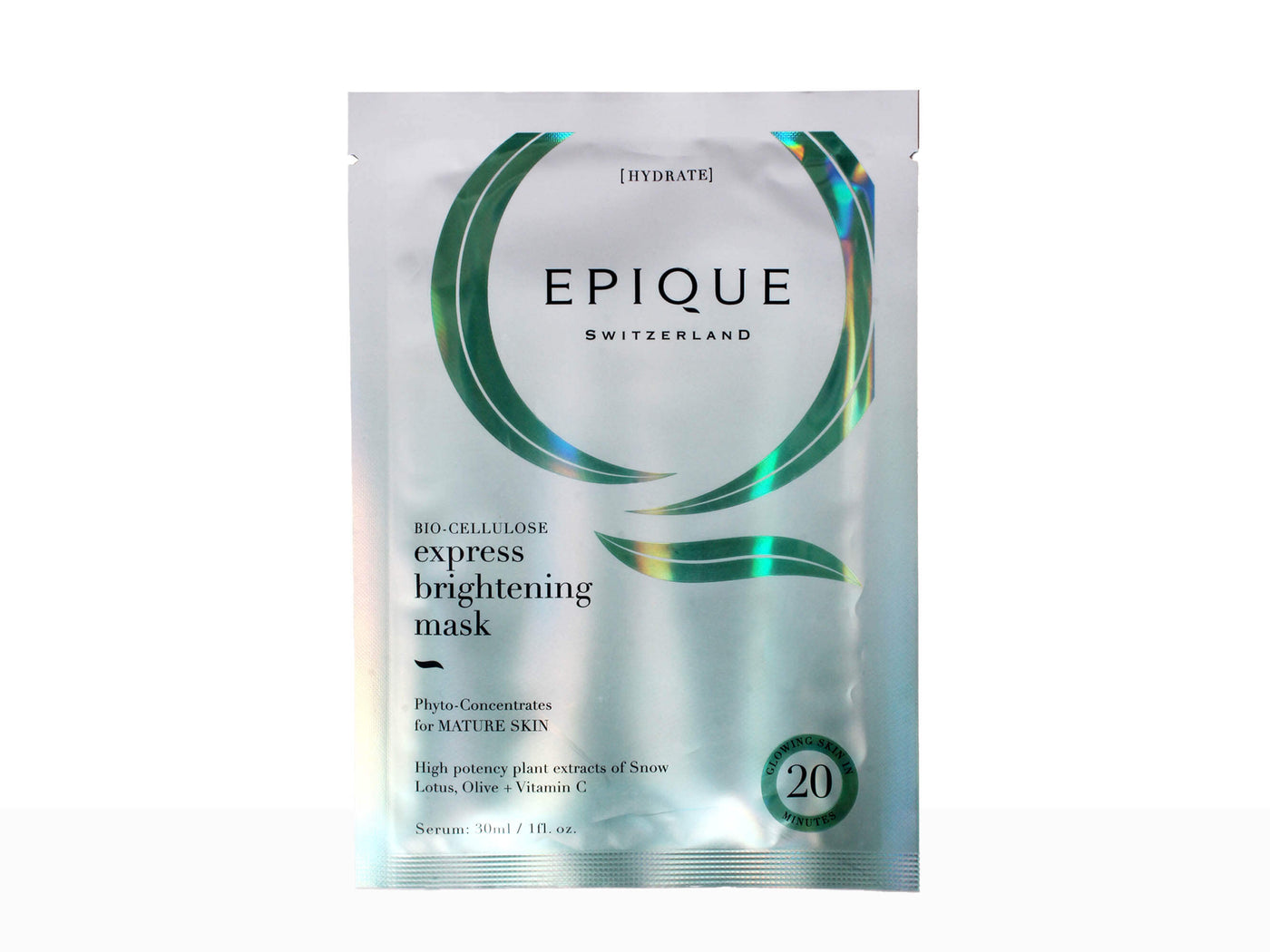 Buy Epique Bio-Cellulose Express Brightening Mask Online | Clinikally