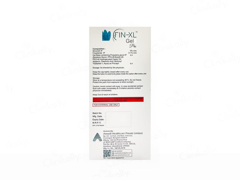 Buy Fin-XL Pro 5% Gel Online | Clinikally