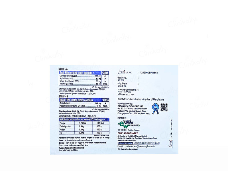 Buy Glufair Tablet Online at Best Price | Clinikally