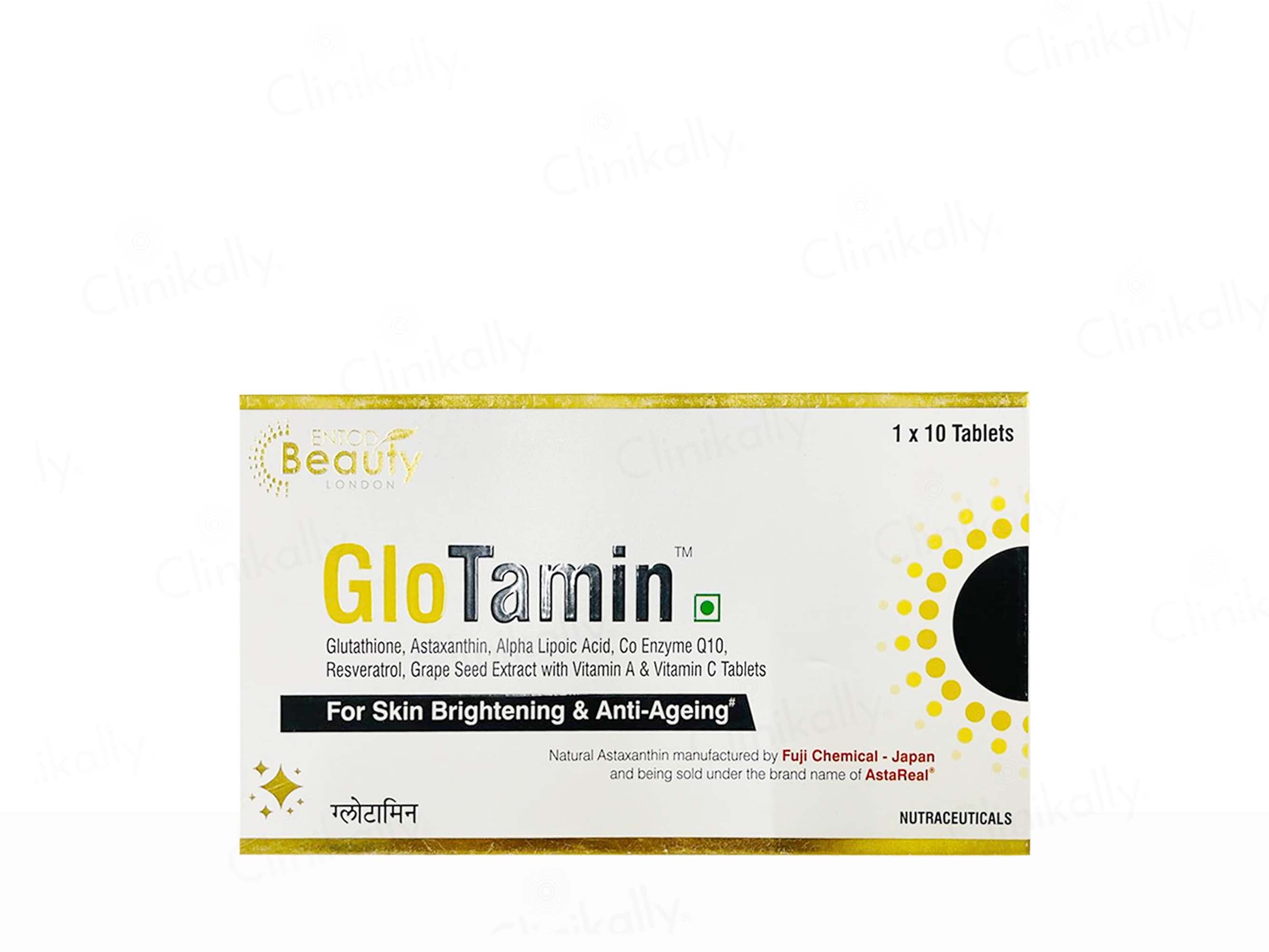 Buy Glotamin Skin Brightening & Anti-Ageing Tablet Online | Clinikally