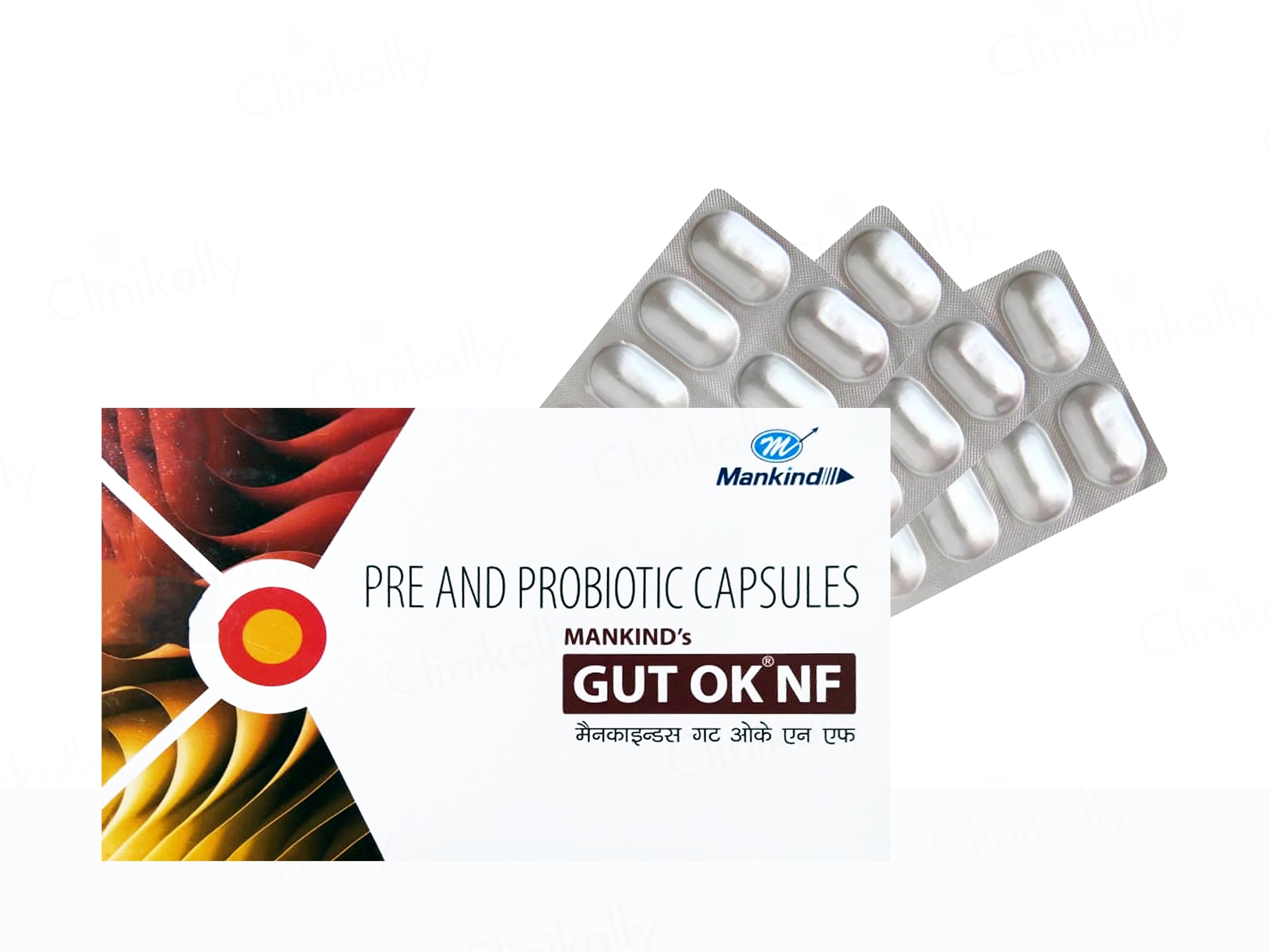 Buy Gut OK NF Pre & Probiotic Capsule Online at Best Price | Clinikally