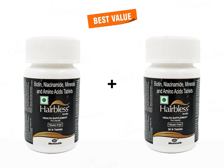 Buy Hairbless Tablet Online at Best Price | Clinikally