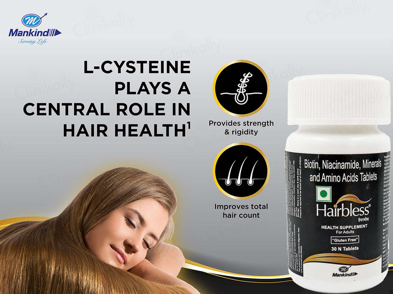 Buy Hairbless Tablet Online at Best Price | Clinikally