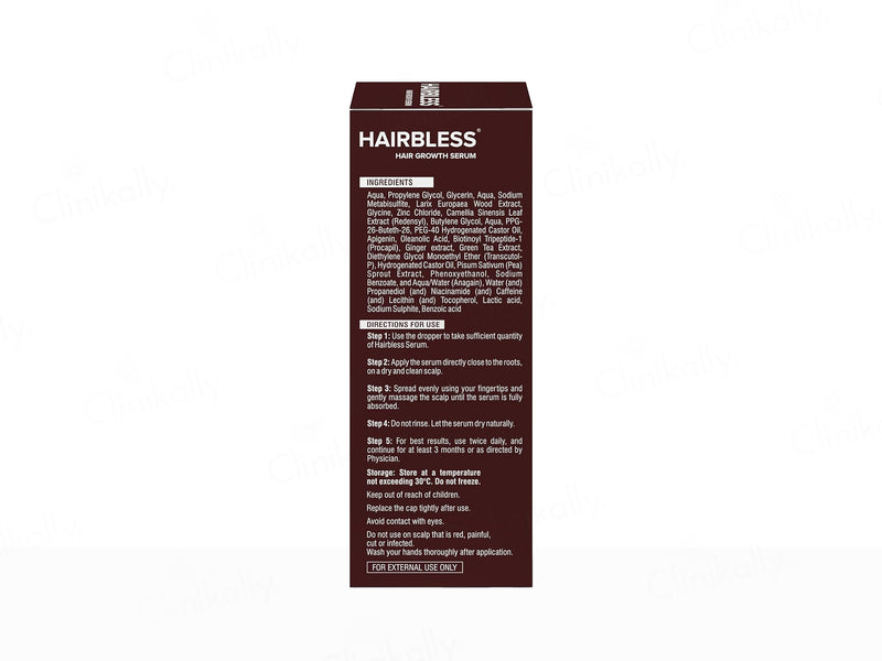 Buy Hairbless Hair Growth Serum Online at Best Price | Clinikally