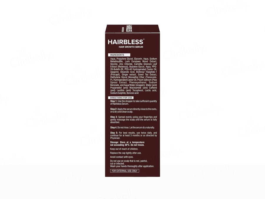 Buy Hairbless Hair Growth Serum Online at Best Price | Clinikally